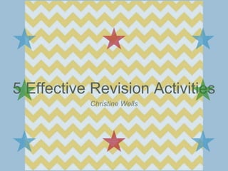 5 Effective Revision Activities | PPT