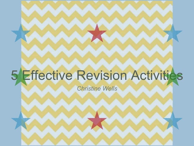 5 Effective Revision Activities | PPT