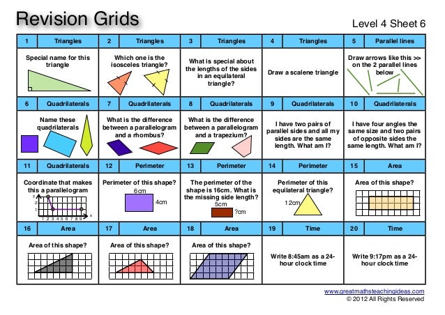 Revision grids-level-4