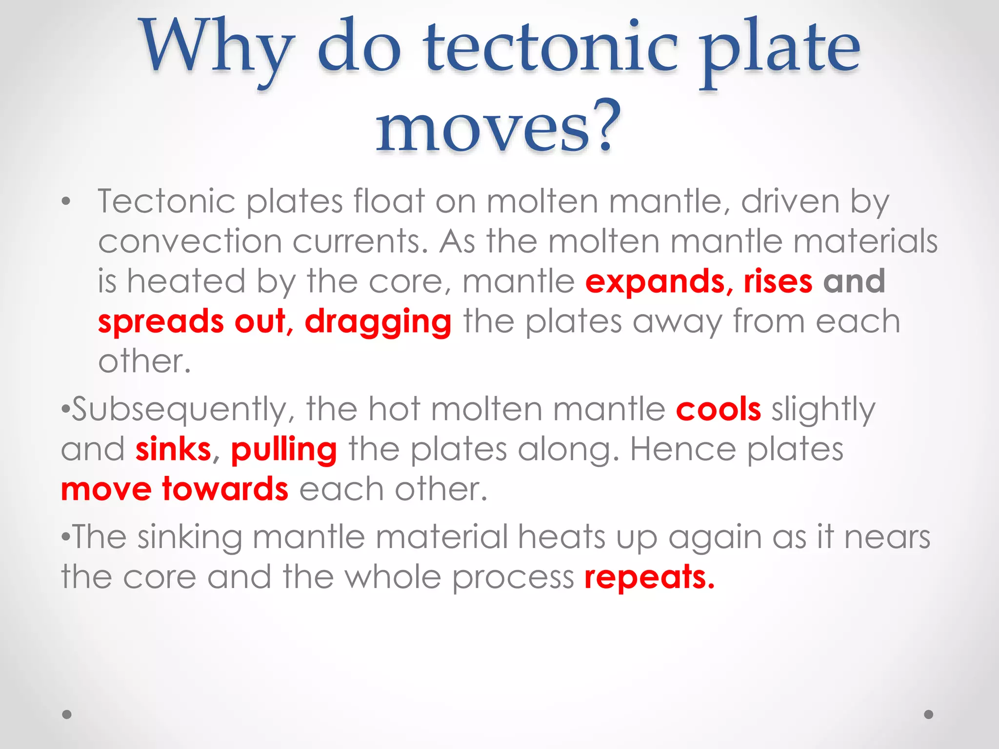 Revision plate tectonic (landforms) | PPTX