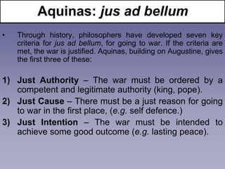 Revision War and Peace | PPTX