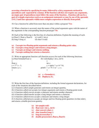 Revision1schema C programming | PDF