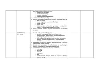 Revision checklist for A LEVEL GEOGRAPHY | PDF
