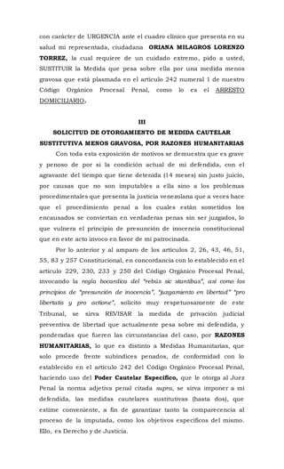 Revision de medida por razones humanitarias (1) | DOCX
