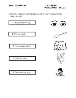 Revision exercise year_1_english | PDF