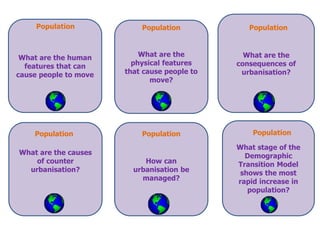 Revision flash cards for GCSE Geography OCR B | PPTX