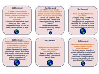 Revision flash cards for GCSE Geography OCR B | PPTX