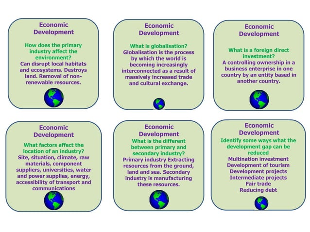 Revision flash cards for GCSE Geography OCR B | PPTX