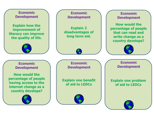 Revision flash cards for GCSE Geography OCR B | PPTX
