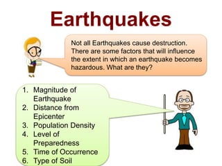 Earthquake and its impact | PPTX