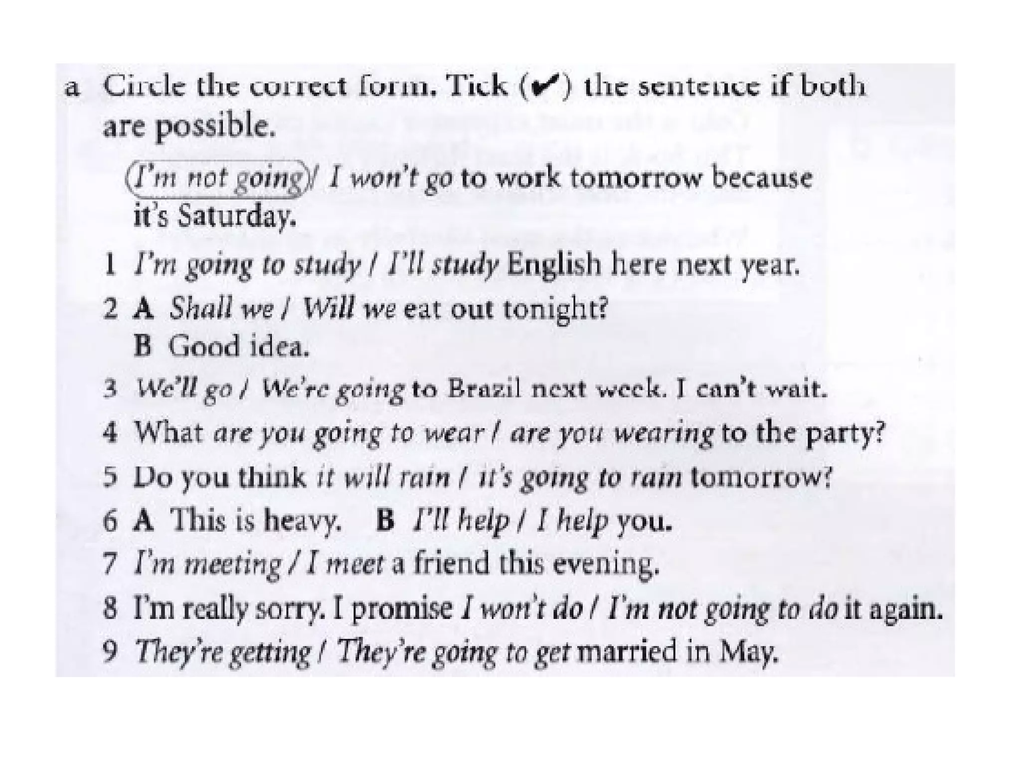 Revision future forms | PPT