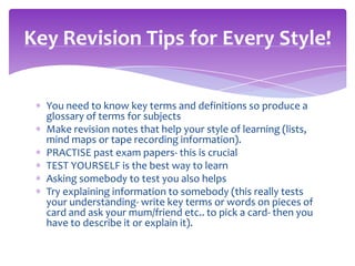 Revision guidance | PPT