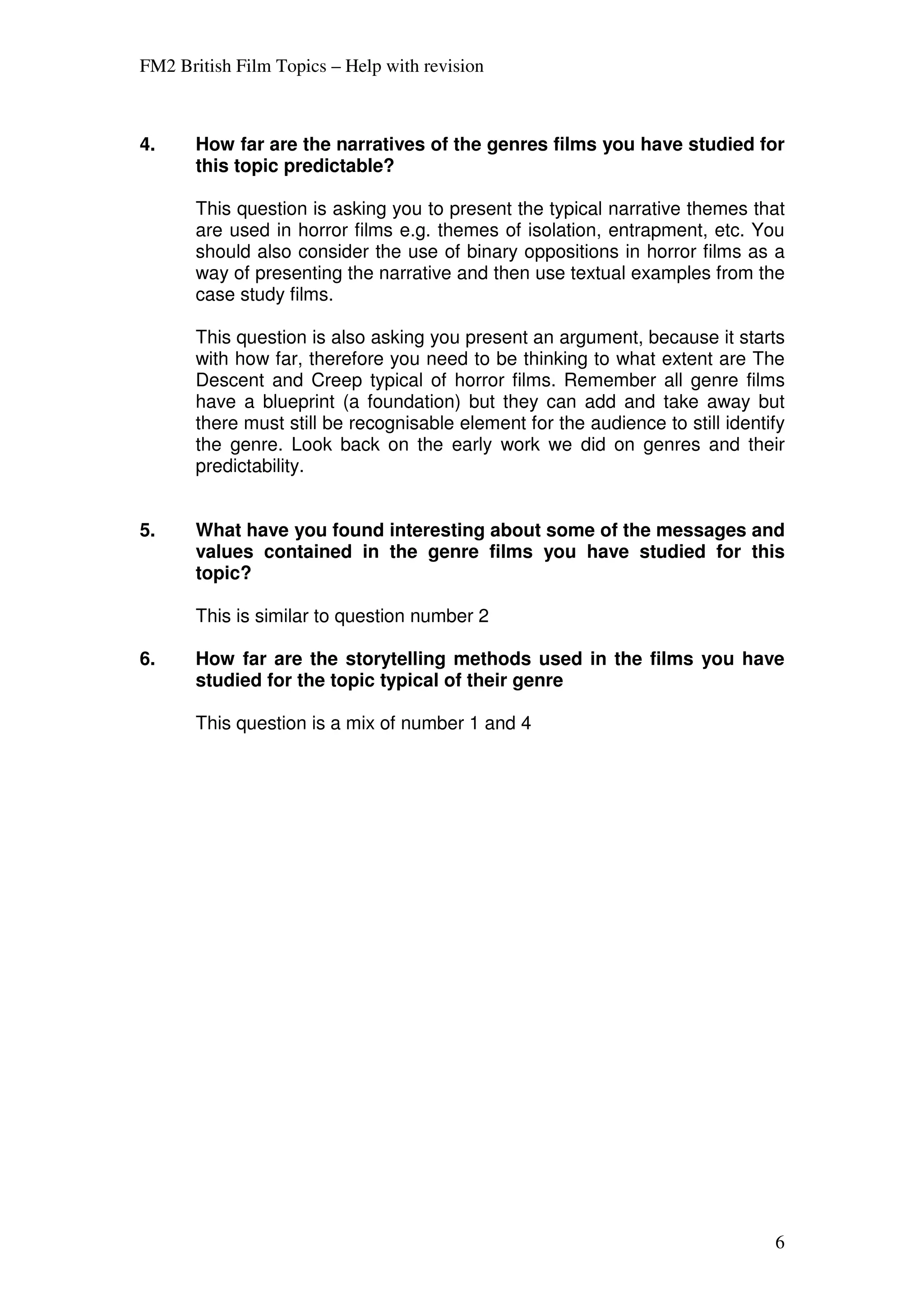 FM2 Revision Help | PDF