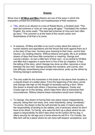 of mice and men | PDF