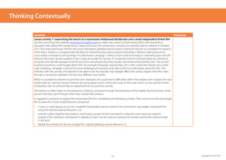 Revision guide audiences and-institutions-the-film-industry | PDF