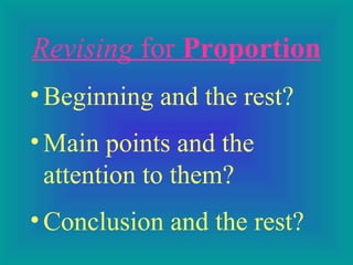Revising the First Draft | PPT