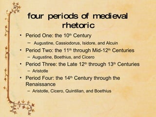 Revisioning Medieval Rhetoric | PPT