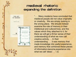 Revisioning Medieval Rhetoric | PPT