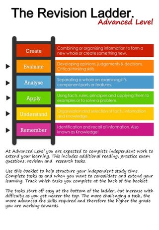 Revision ladder | PPTX | Homework and Study | Education
