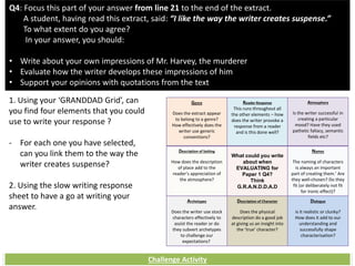 Revision language paper 1 section a | PPTX