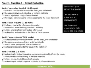 Revision language paper 1 section a | PPTX
