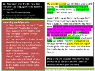 Revision language paper 1 section a | PPTX | Mystery | Genres