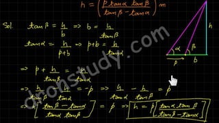 Height and Distance | PPT
