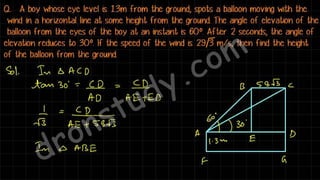 Height and Distance | PPT
