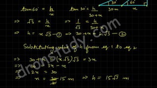 Height and Distance | PPT