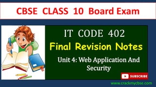 Revision Notes IT CODE 402 Class 10.pdf