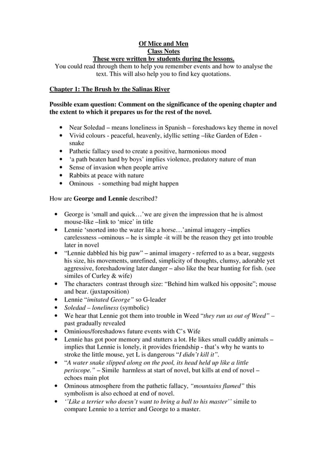 Revision notes on omam | PDF