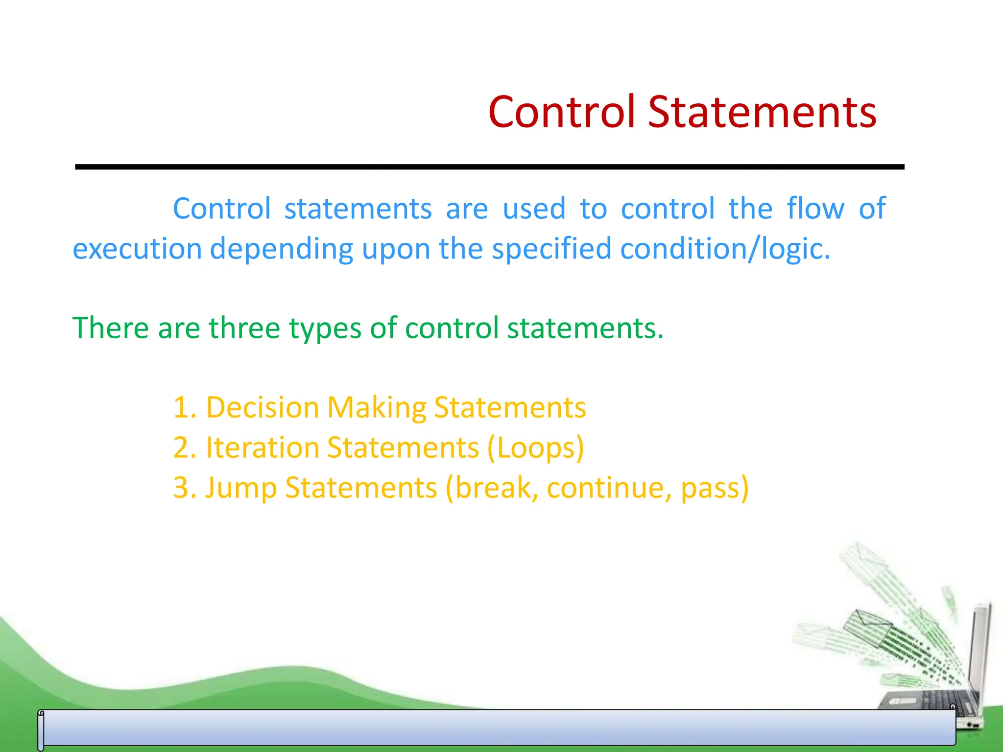 PPt Revision of the basics of python1.pptx | Programming Languages | Computing
