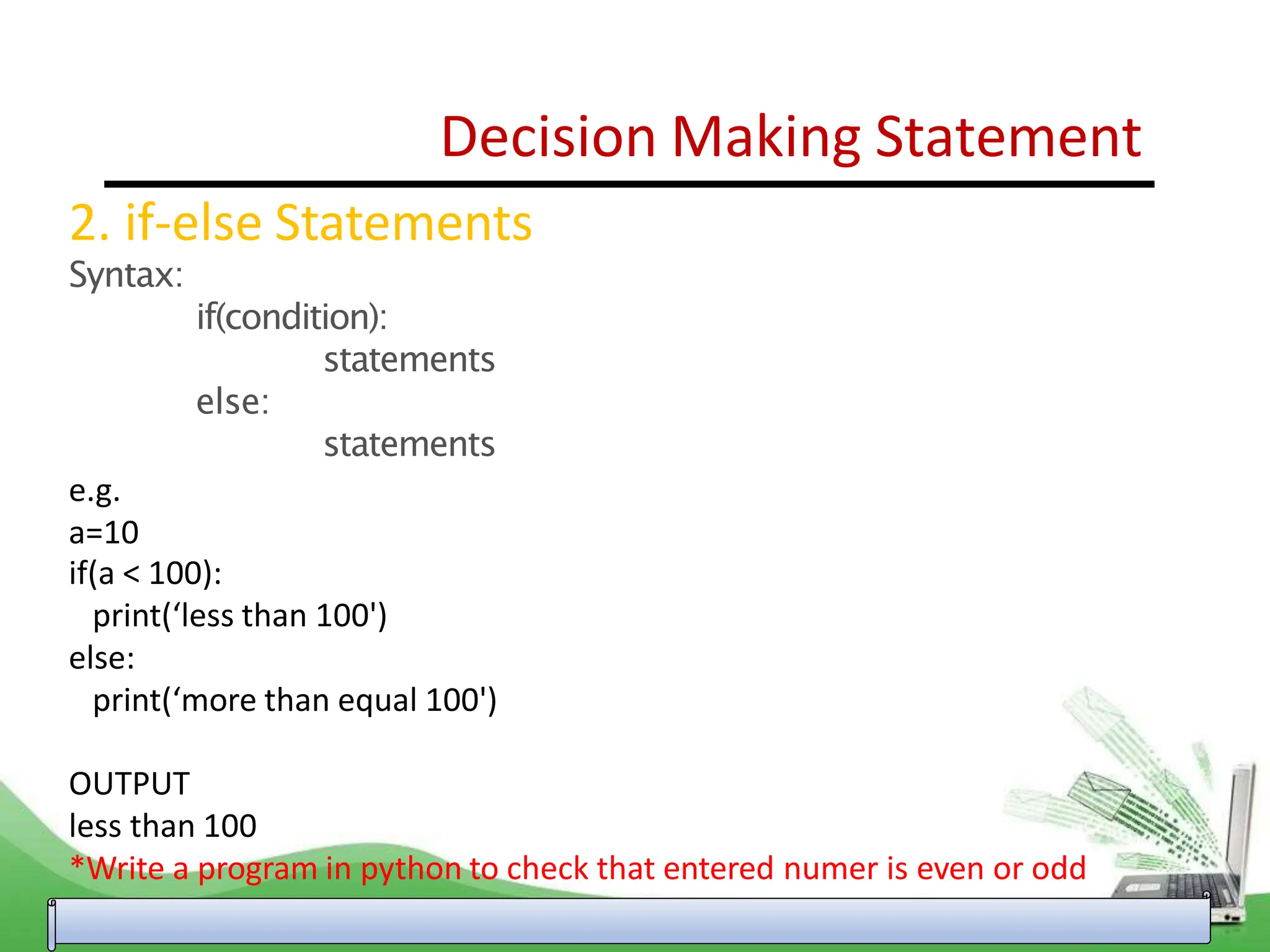 PPt Revision of the basics of python1.pptx | Programming Languages | Computing
