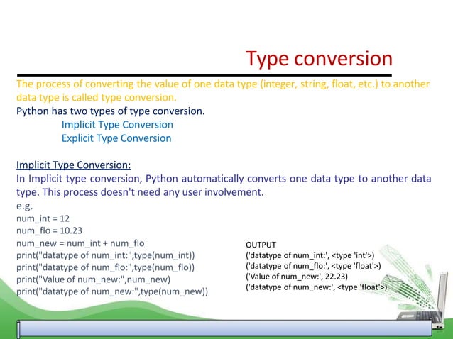 PPt Revision of the basics of python1.pptx | Programming Languages | Computing