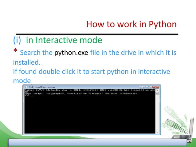 Ppt Revision Of The Basics Of Python1pptx Programming Languages 2608