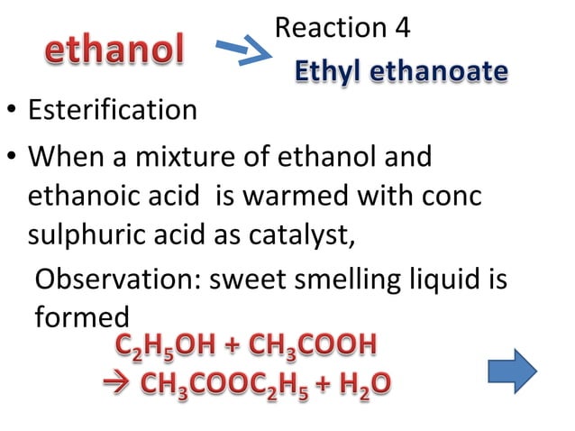 Revision on alcohol,carboxylic acid and ester | PPT | Chemistry | Science