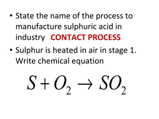 Revision on chapter 3 and chapter 9= chemistry | PPT