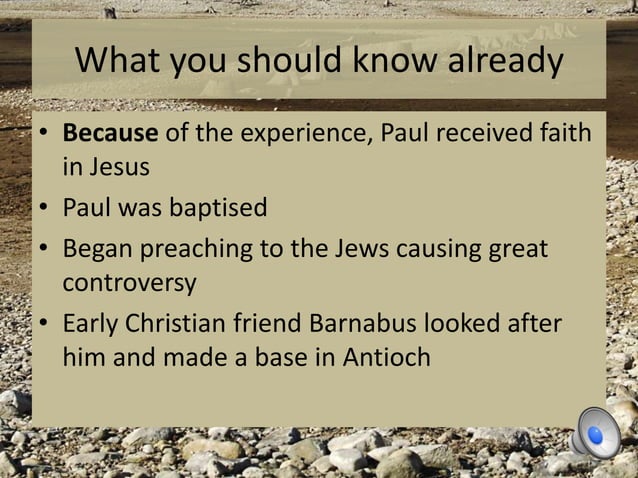 Revision on St Paul of Tarsus | PPT