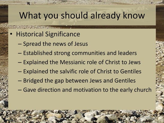 Revision on St Paul of Tarsus | PPT