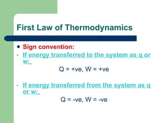 Revision on thermodynamics | PPT | Free Download