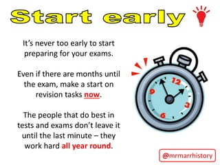 Planning your revision | PPTX