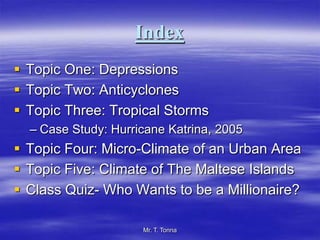 Lesson 6: Weather and Climate Topic Revision | PPTX