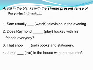 Revision present simple vs present continuous | PPTX