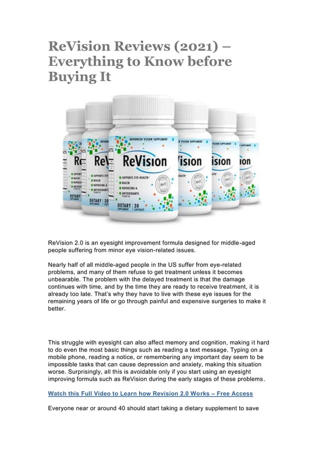 Revision- Advanced Vision Supplement | PDF | Brain and Nervous System ...