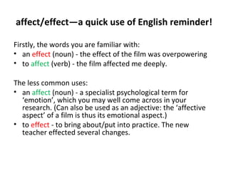 Popular film and emotional response | PPT