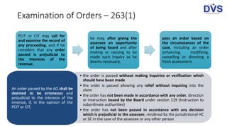 Revisions and rectifications under income tax act | PPTX