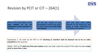 Revisions and rectifications under income tax act | PPTX