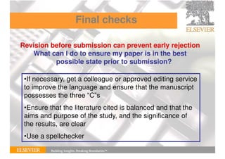 Revisions And Response To Reviewers | PPT