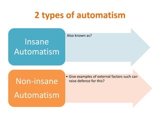 Revision session on AUTOMATISM!!! | PPT