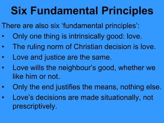Revision Situation Ethics | PPTX